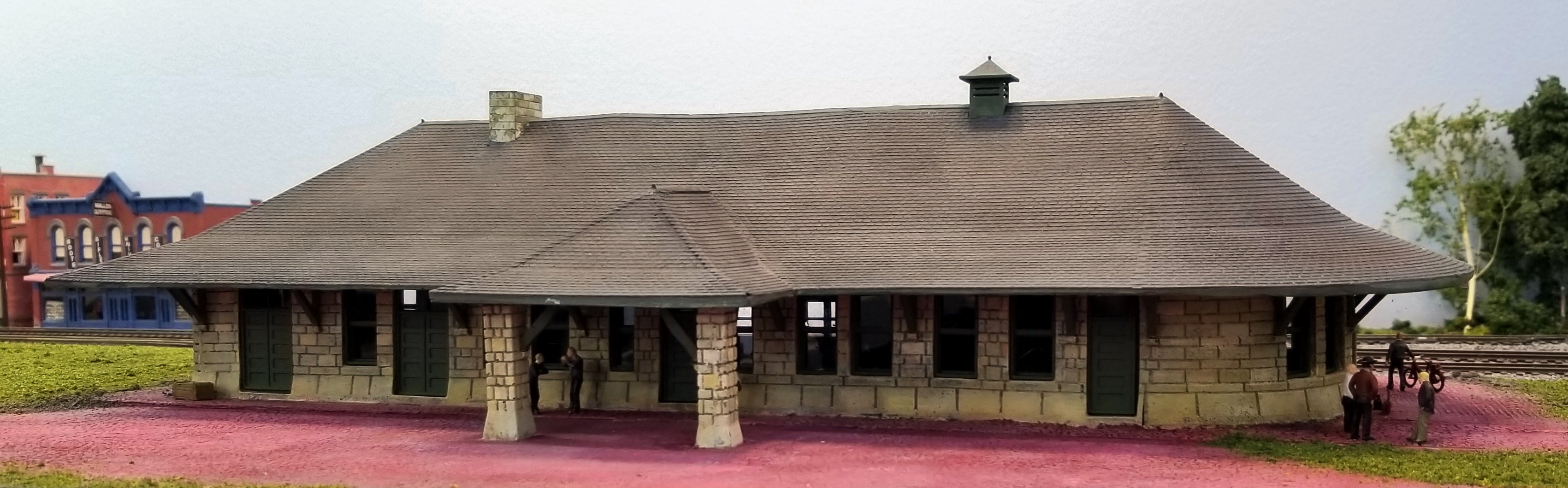 Painesville Depot - HO Scale – Leopard Architectural Models
