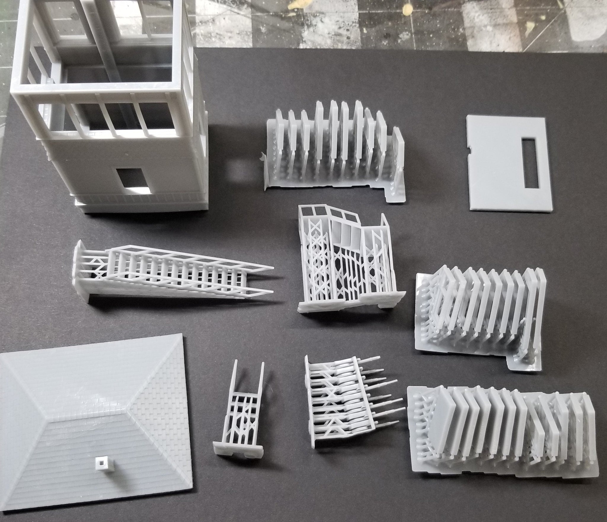 B&O 12'x15' Interlocking Tower - N Scale – Leopard Architectural Models