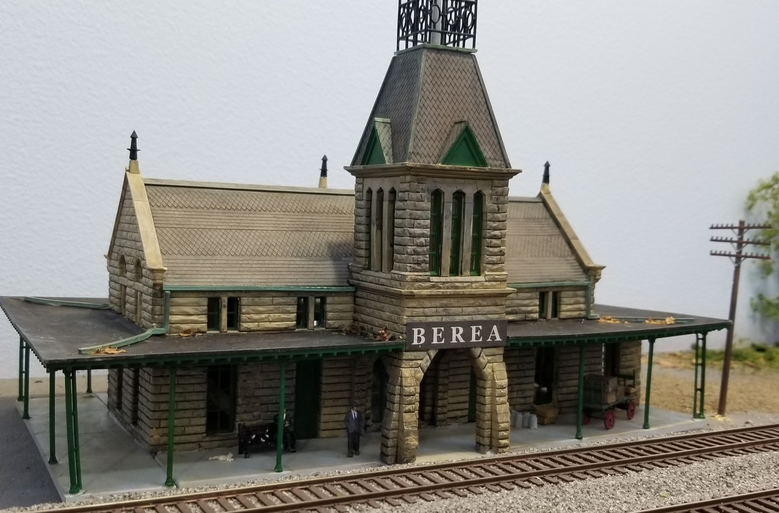 Berea Train Station - N Scale – Leopard Architectural Models