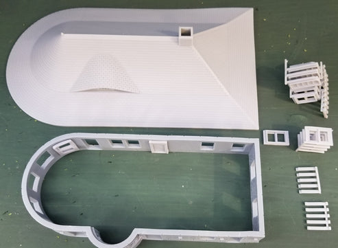 Hinsdale (MA) Depot HO-Scale – Leopard Architectural Models