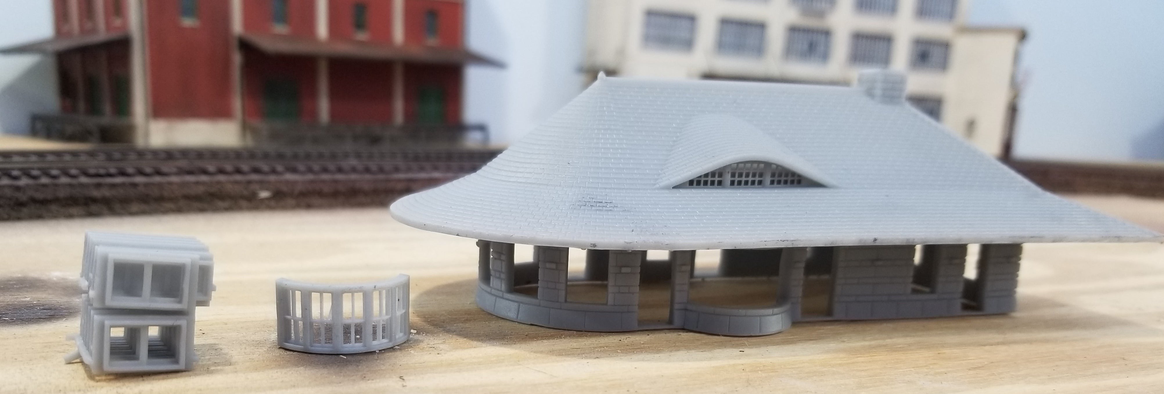 Hinsdale (MA) Depot N-Scale – Leopard Architectural Models